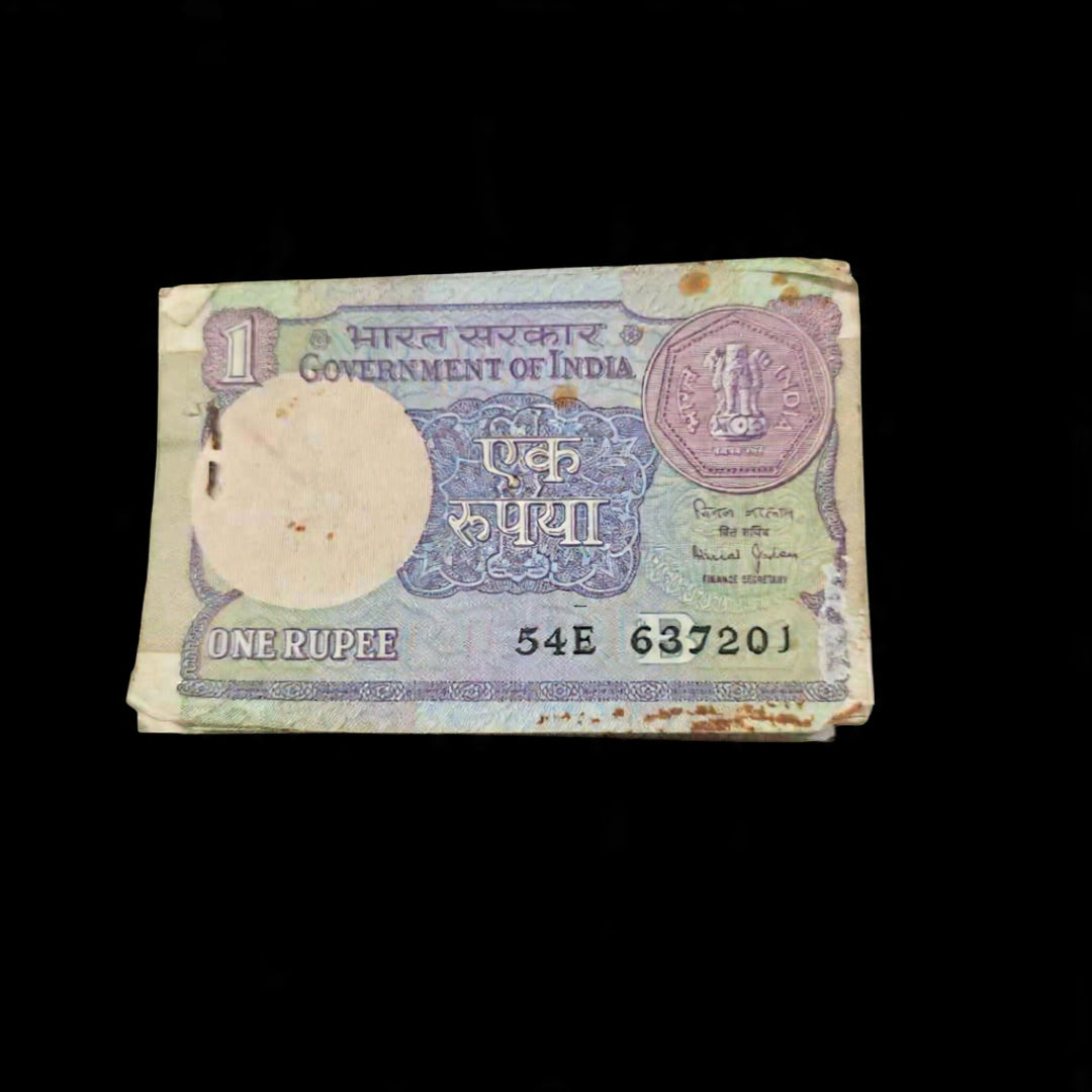 Buy Rs 1 Old Note Packet Serial 637201 Bimal Jalan 99 Note 1990