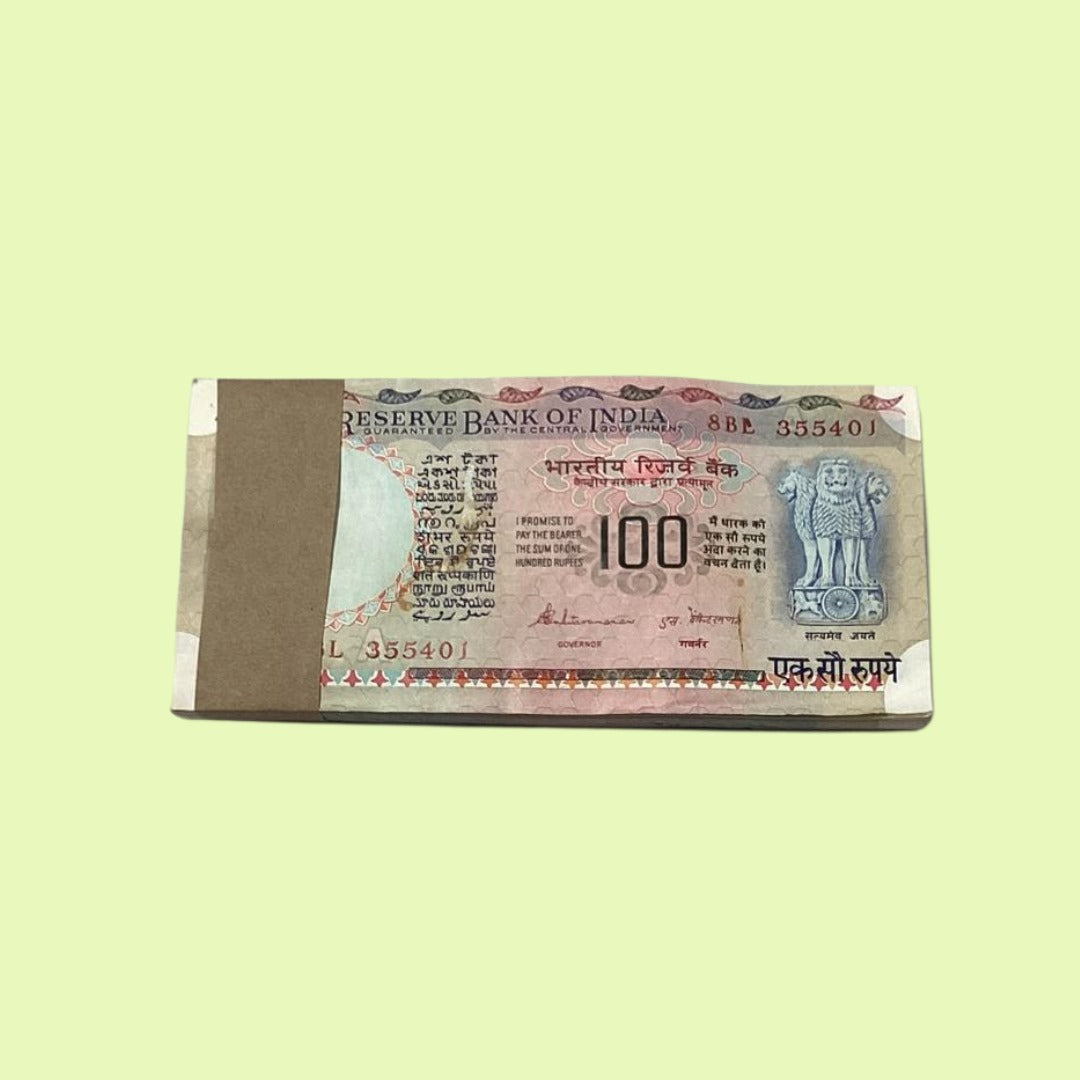 Rs 100 Note Old Packet Serial 355401 |S Venkatraman | Rare Collectible ...